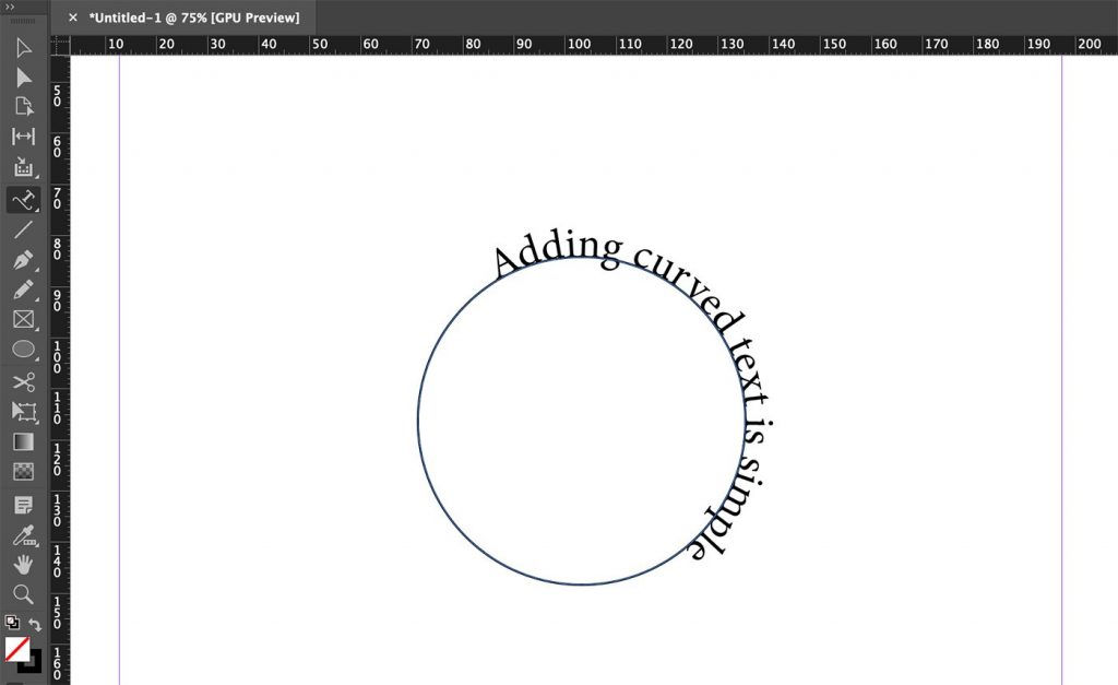 How to Curve Text in InDesign – My sun studio