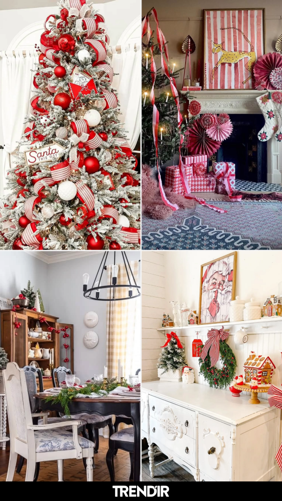 27 Red and White Christmas Decor Ideas That Make Classic Look ...